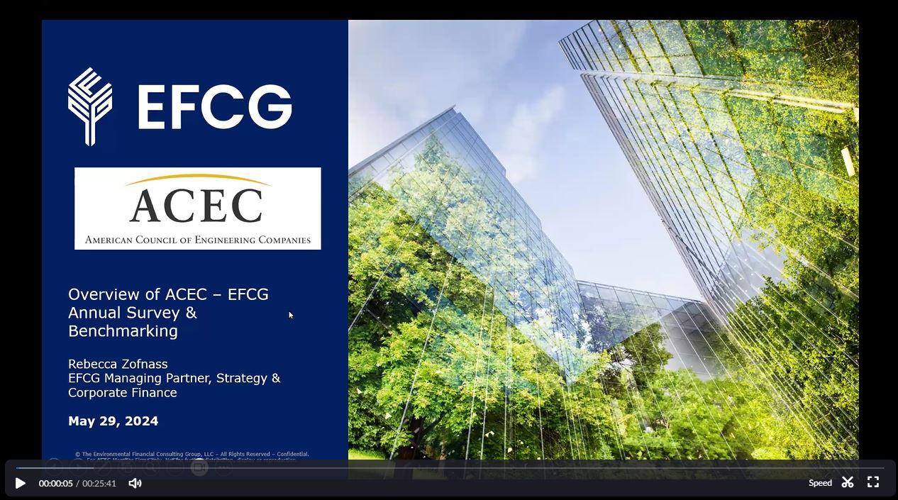 EFCG Peer Benchmarking Analysis